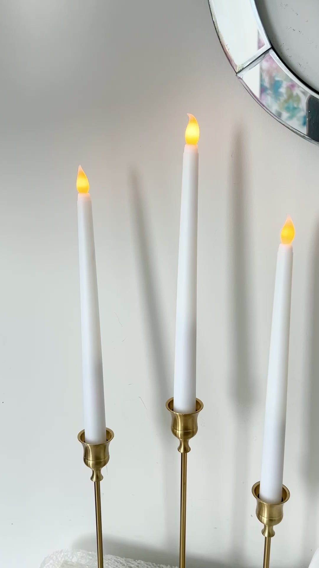 LED taper candle stick - rental – The Silk Gardener